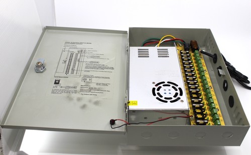 12VDC 18CH 30A Security Camera Power Supply Box Distribution for CCTV ...