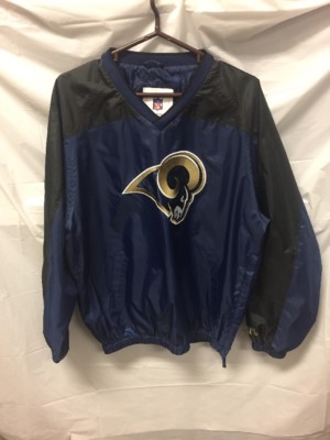 NFL SAINT LOUIS RAMS Mens Pullover Windbreaker Sz L | eBay