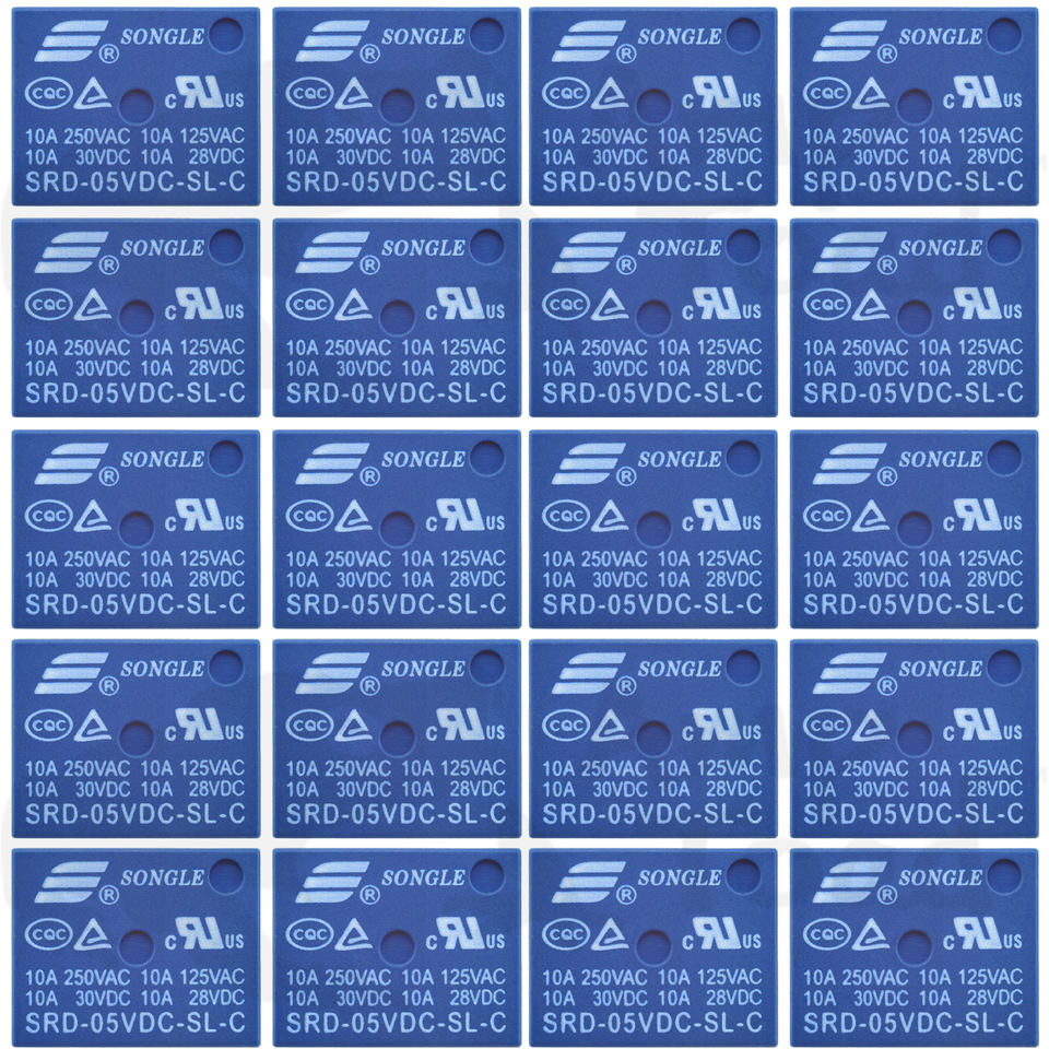 Relay Switch SRD-05VDC-SL-C ( use with Arduino, TTL, Pi, DIY Projects ...