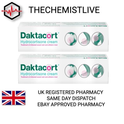 2x Daktacort Hydrocortisone Triple Action Cream 15g UK Pharmacy | eBay