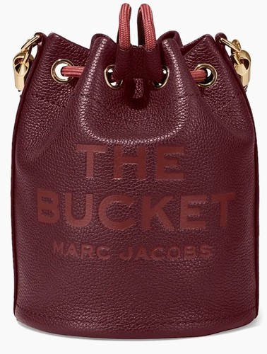 Marc Jacobs The Bucket Bag Iconic GenuineLeather Crossbody Shoulder ...