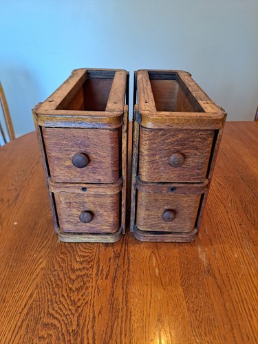 Antique Early 1900's Singer Sewing Machine Double Box Frame Drawers ...