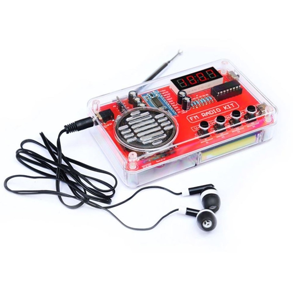 FM Radio DIY Kit Electronic Assembly Soldering Practice kit 50108 MHz ...