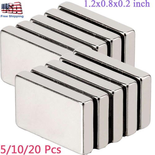 5-20 Pcs Strong Magnets Block Square Rare Earth Neodymium Small Magnet ...
