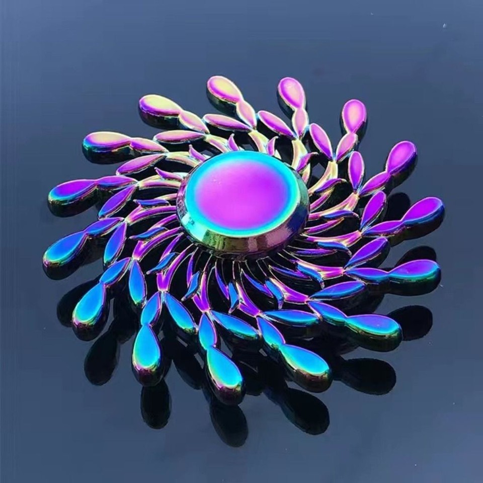 Fidget Spinner Fidget Finger Spinner Hand Focus Rainbow Finger Spinner ...