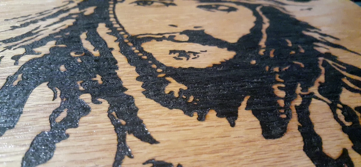 Magnifying Glass Burn Art