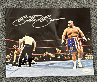 Eric Esch Butterbean Knockout Autographed Signed 8x10 Action Photo JSA ...