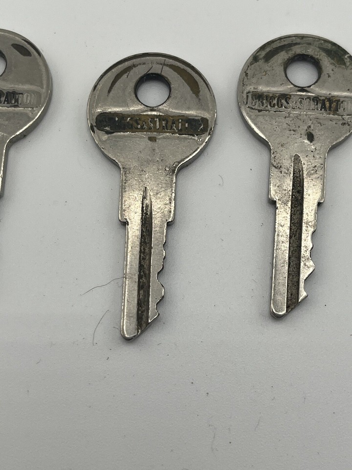 Briggs & Stratton (Vintage Keys) 4 Total! Various Shapes & Sizes. Basco ...
