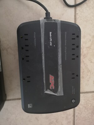 APC BE650G1 650VA 390W Back-UPS with 8-Outlet wirh battery working ...