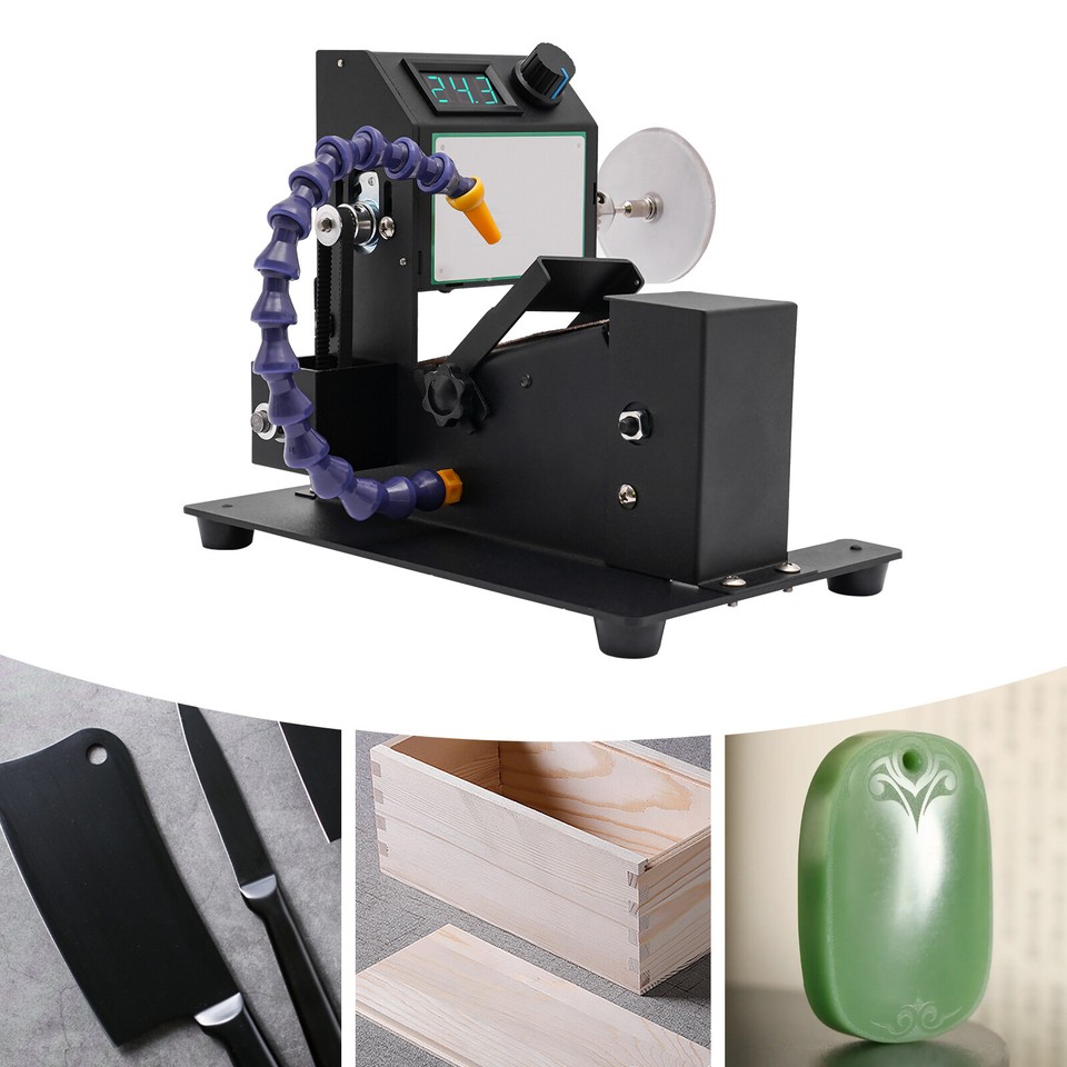 DIY Mini Electric Belt Grinder Machine Grinding Polishing Abrasive ...