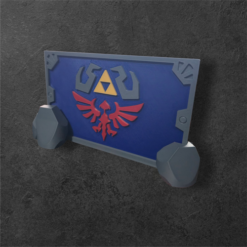 Zelda Inspired Hylian Shield Nintendo Switch Dock Cover | 3D Printed ...