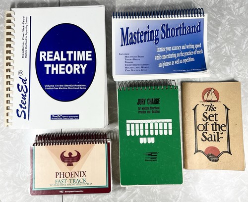 Lot of 5 Court Reporting Stenography Practice Speed Building Books | eBay
