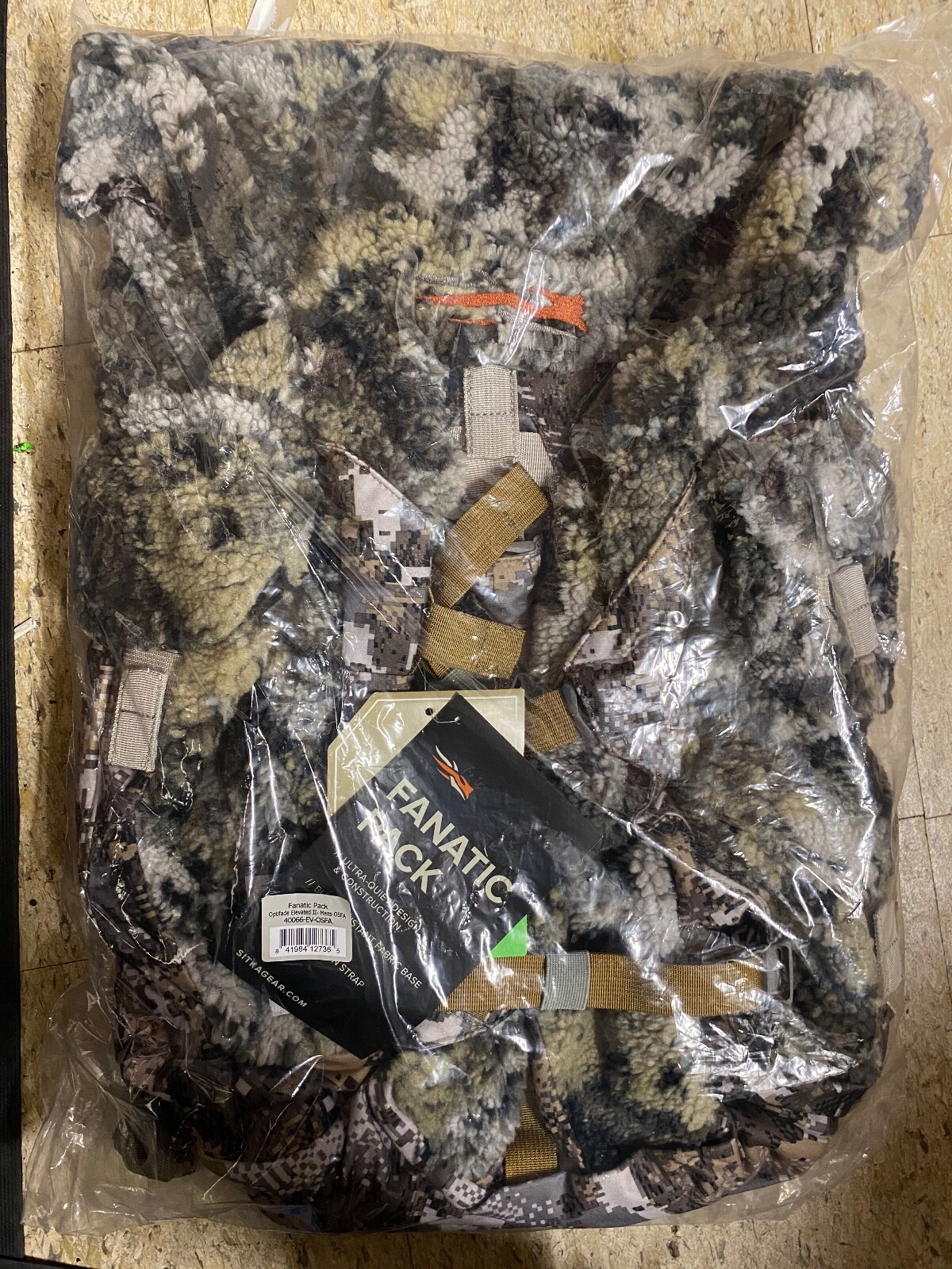 Sitka Gear Fanatic Pack Backpack Optifade Elevated II One Size Fits All ...