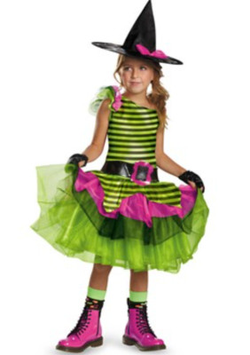 Whimsy Witch Child Girls Costume XS 3-4 yrs | eBay