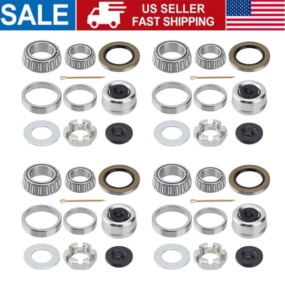 4Sets Trailer Hub Wheel Bearing Replace Kit 25580 14125A Fits 5200 ...