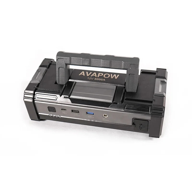 AVAPOW 6000A 24000mAh Car Battery Jump Starter 12V Dual USB Quick ...