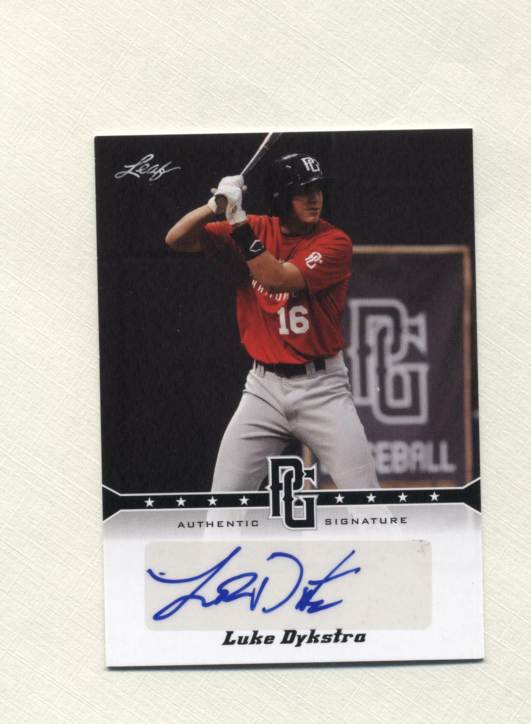 2013 Leaf Perfect Game Luke Dykstra Autograph card | eBay