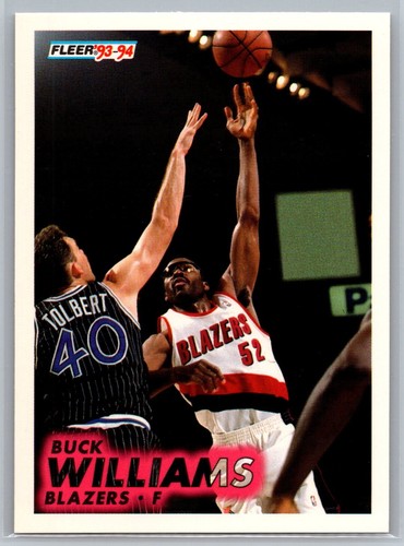 Buck Williams 1993-94 Fleer BASKETBALL #180 Portland Trail Blazers | eBay