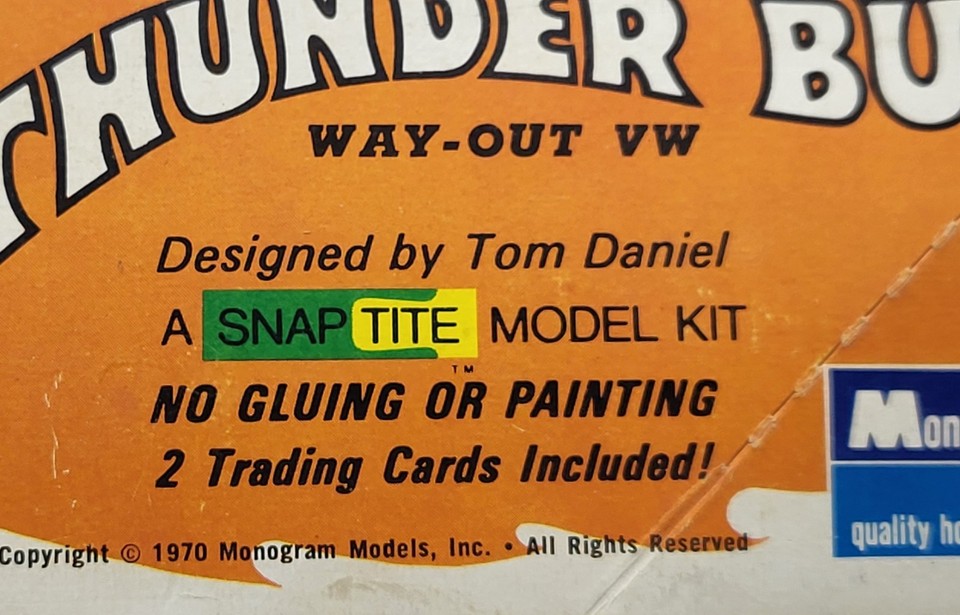 1970 Thunder Bug model kit by Monogram, Tom Daniel design, in box, as ...