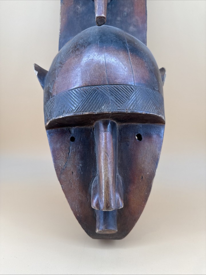 Primitive African Tribal Bambara Mask -- G | eBay