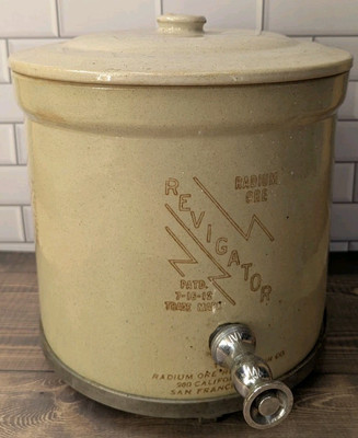 Extremely Rare 1912 Revigator Water Jar – R.W. Thomas – One of a Kind ...