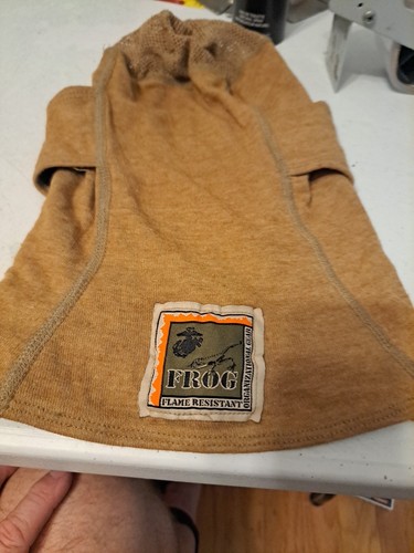 USMC FROG Balaclava Protective Face Shield Fire Resistant Tan | eBay