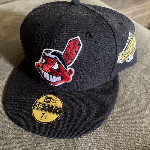 Cleveland Indians 1995 WS Chief Wahoo 7 3/4 New Era Hat | eBay