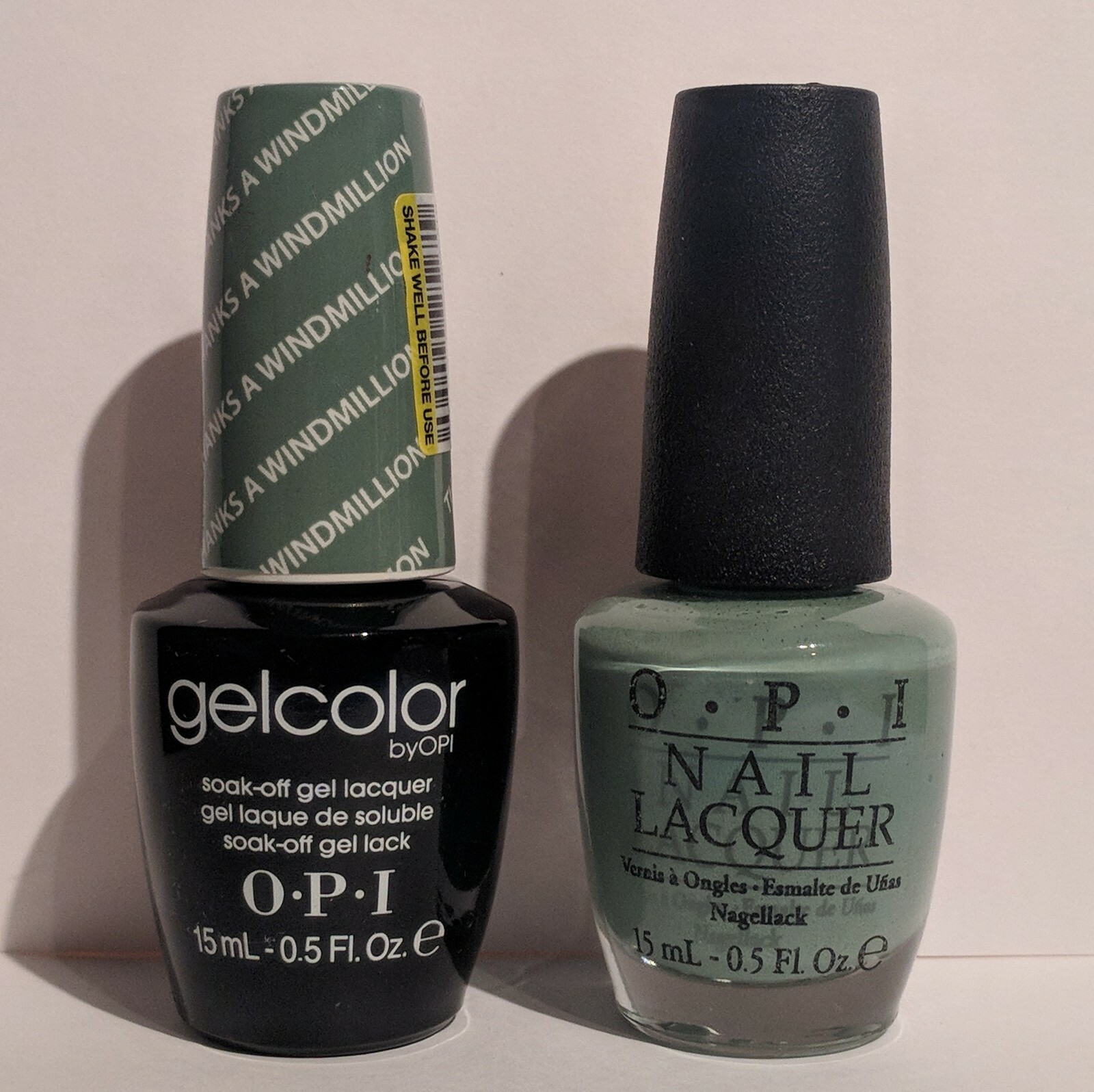 OPI Gel LED/UV Polish pair THANKS A WINDMILLION- NL H62 | eBay