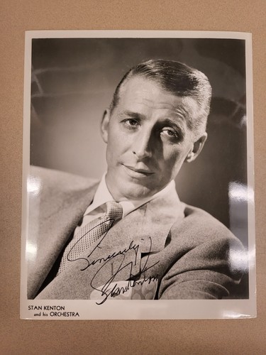 Sincerely Stan Kenton Musician Autographed 8"x10" Black And White ...