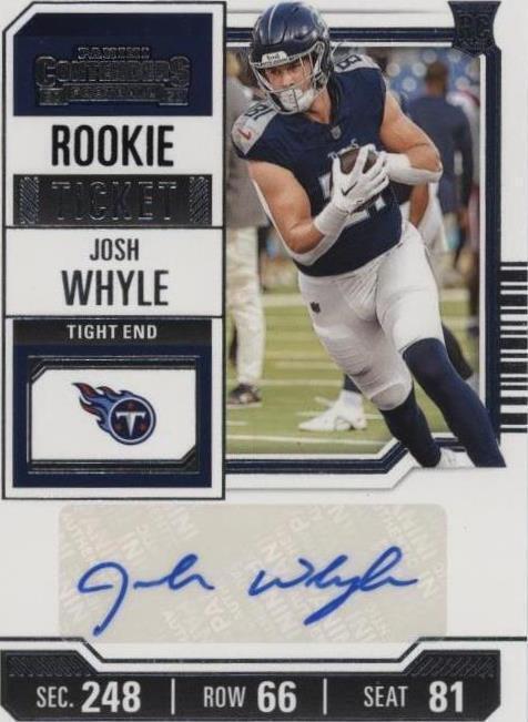 2023 Panini Contenders - Rookie Ticket Josh Whyle #246 (AU, RC) for ...