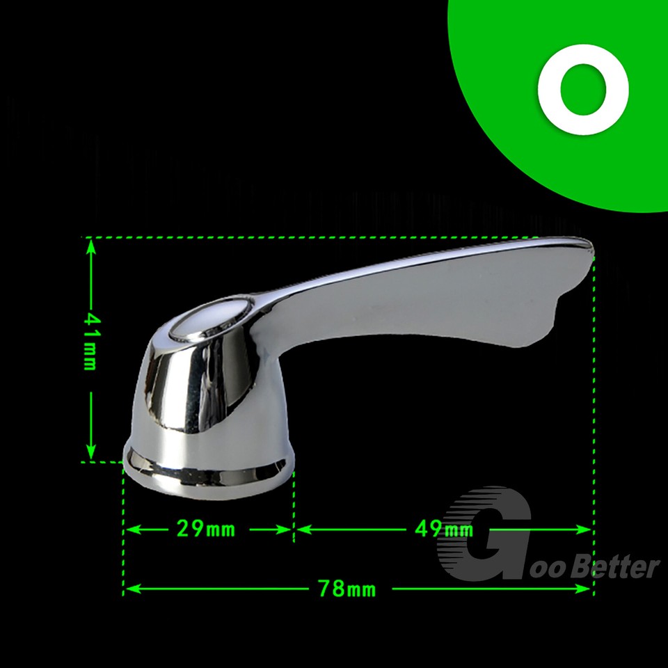 Replacement Kitchen Bathroom Basin Single Lever Sink Tap Handle Faucet ...