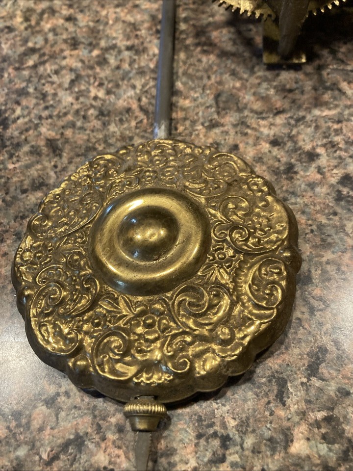 Antique EN Welch Clock Movement and Pendulum Parts or Repair | eBay