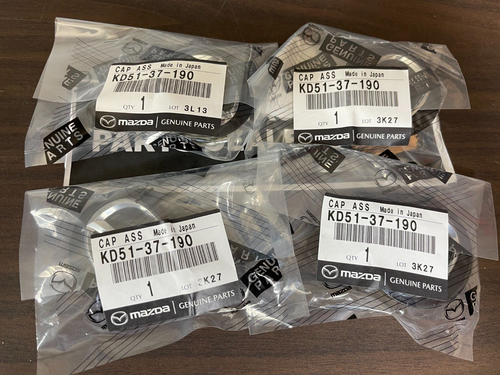 Genuine Mazda OEM Center Wheel Cap 4 PIZ Set KD51-37-190 | eBay