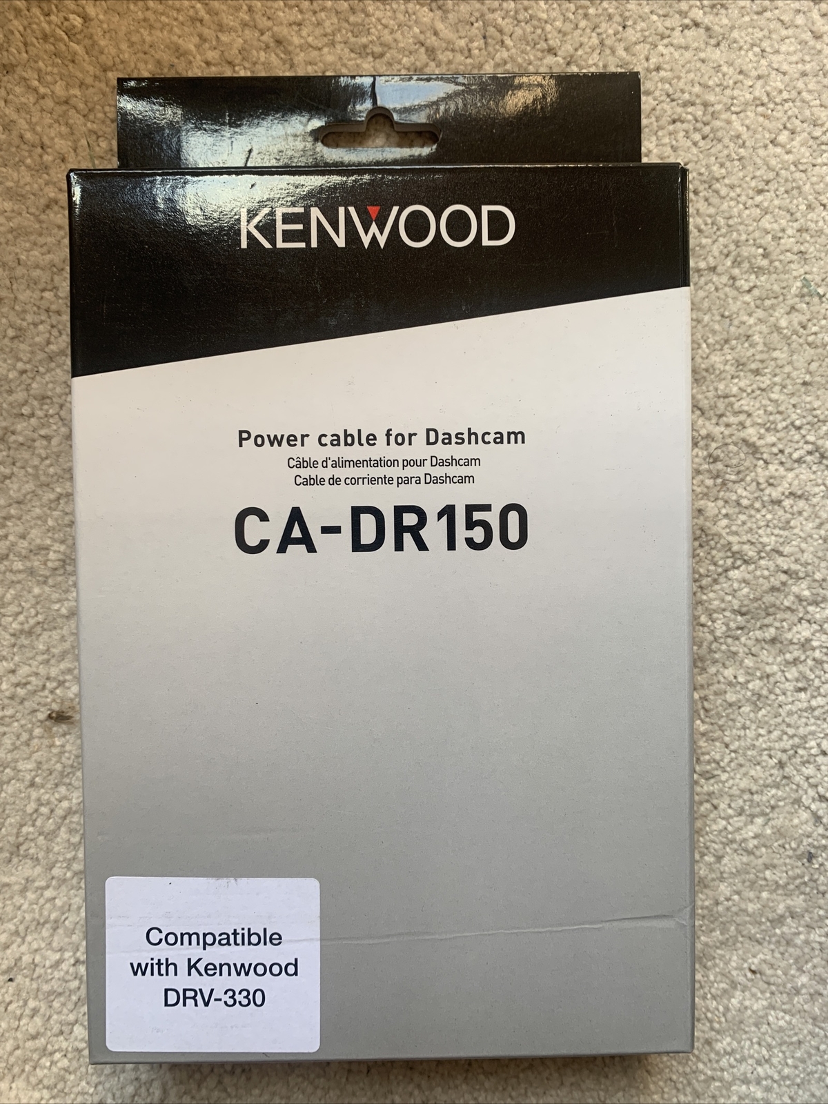 Genuine Kenwood Ca-dr150 Hardwired Fitting Kit Power Cable 4 Drv-330 ...