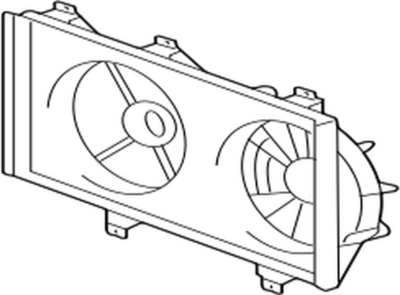 16711-31250 Toyota Shroud, fan 1671131250, New Genuine OEM Part | eBay