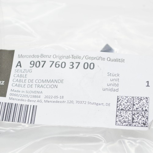 NEW MERCEDES-BENZ SPRINTER W907 REAR RIGHT DOOR LOCK CABLE A9077603700 ...