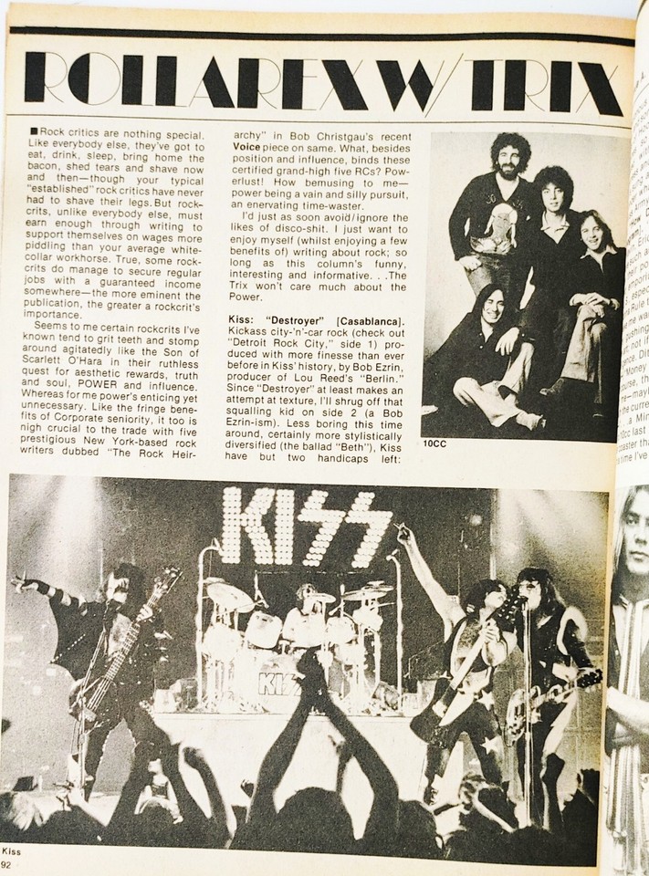 Blast Magazine August 1976 Wings, Doobies, Springsteen, premiere issue ...