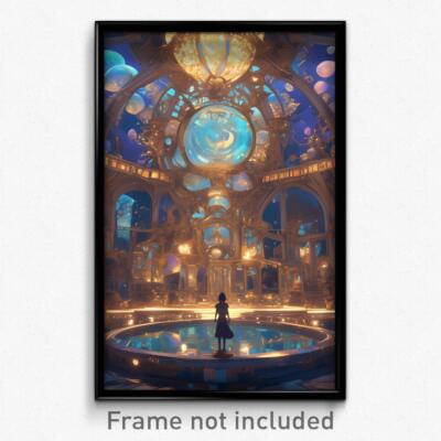 Art Poster - Stunning Ballroom (Psychedelic Trippy Weird 11x17 Print ...
