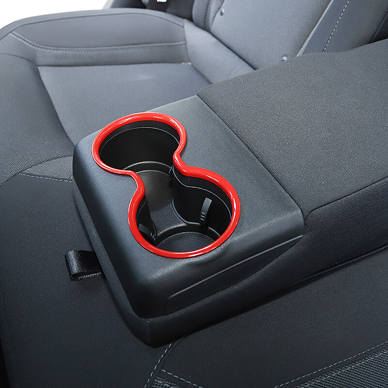 Rear Seat Center Armrest Cup Holder Cover Trim Frame For Dodge Charger ...