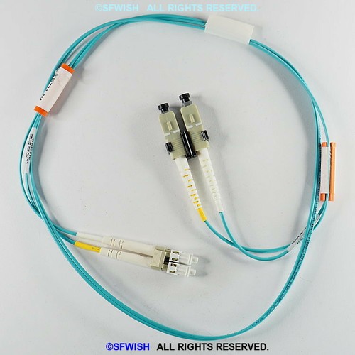 CommScope Lazrspeed Multimode LC to SC 2-Fiber Duplex Patch Cord 1.6mm ...