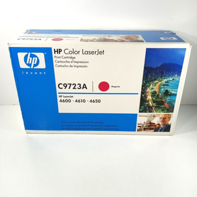 New Sealed Genuine OEM HP C9723A 641A Magenta LaserJet Toner Cartridge ...