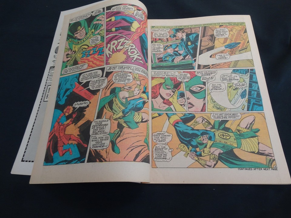 Orig Marvel Comic "The X-Men - The Living Pharaoh # 55" 1969 | eBay