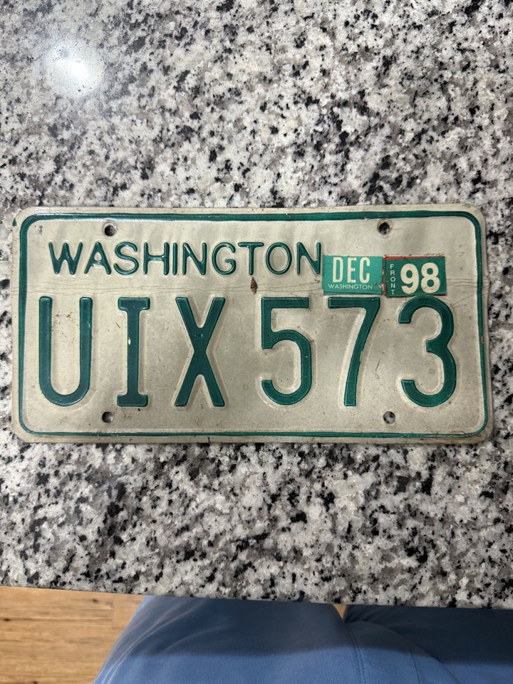 Vintage - 1990s - 2000s - Lot of 4 Washington License Plates | eBay