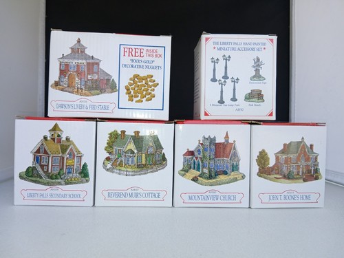 Liberty Falls Collection Collectible Figurines Lot Of 6 Rare | eBay