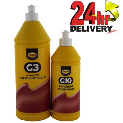 Farecla G3 1 Litre + G10 0.5L Advanced Liquid Finishing Compound Car ...