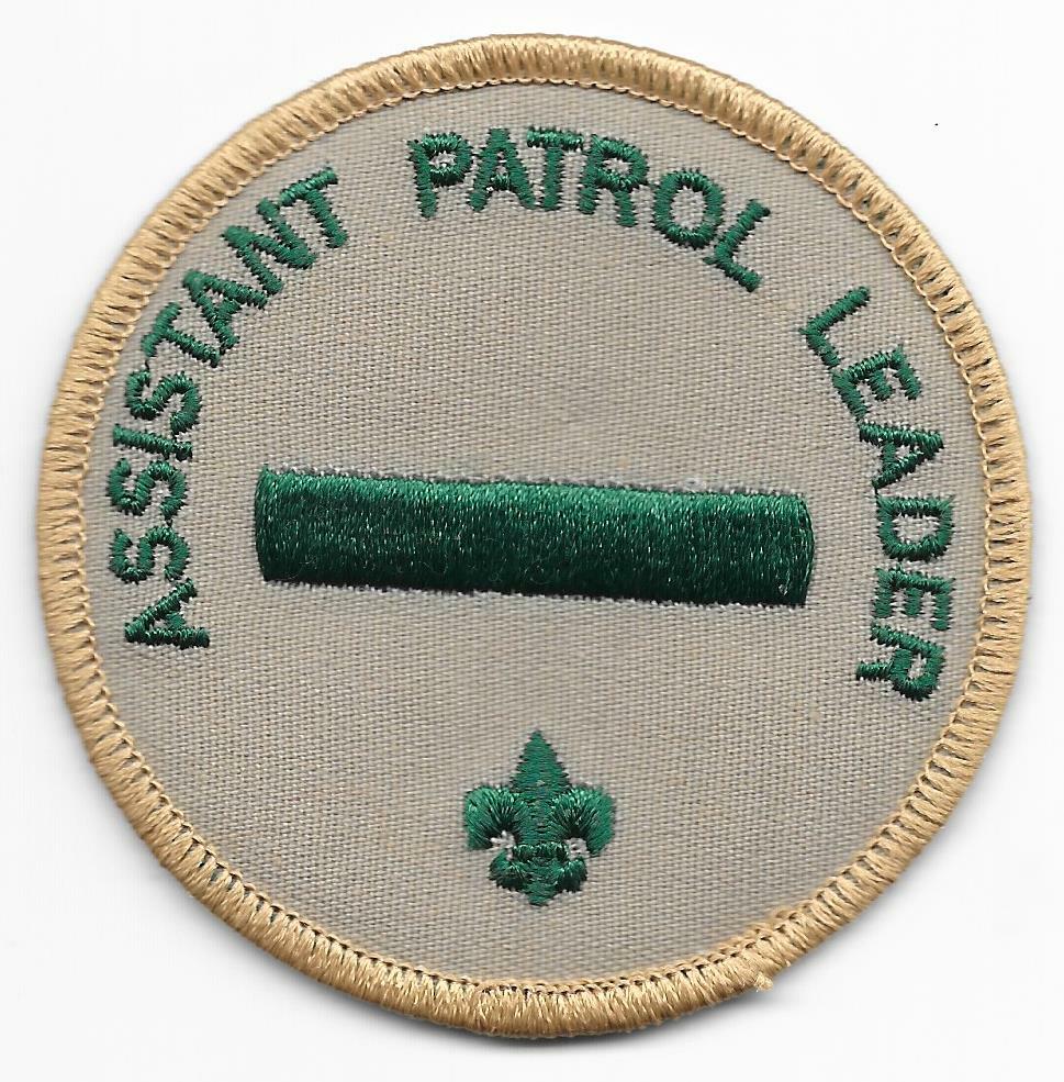 Assistant Patrol Leader 1989-2002 APLB-1-8-4 Boy Scouts of America BSA ...