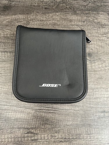 BOSE CD DVD Video Game Holder Faux Leather Zipper Black Holds 24 Disc ...