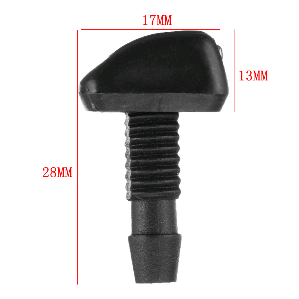 2x Universal Front Car Windscreen Sprayer Washer Wiper Nozzle Window ...