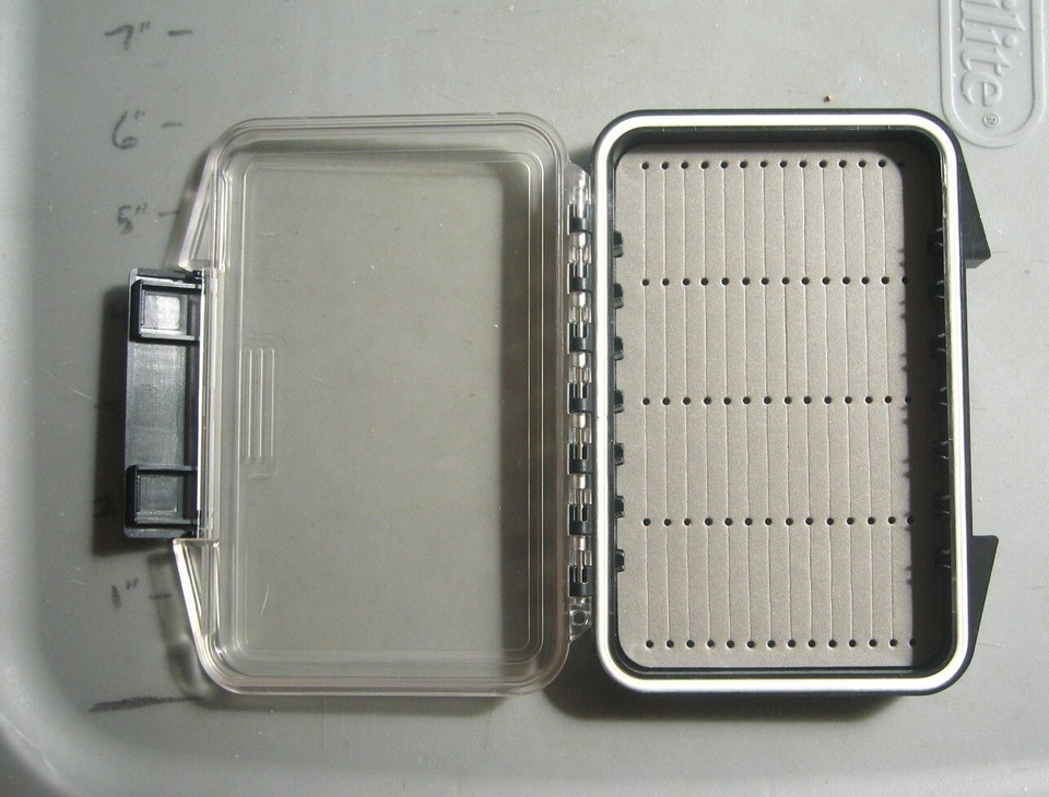 Waterproof Fly Box-Slit Foam insert (Tube fly style)-Deep Style-Light ...