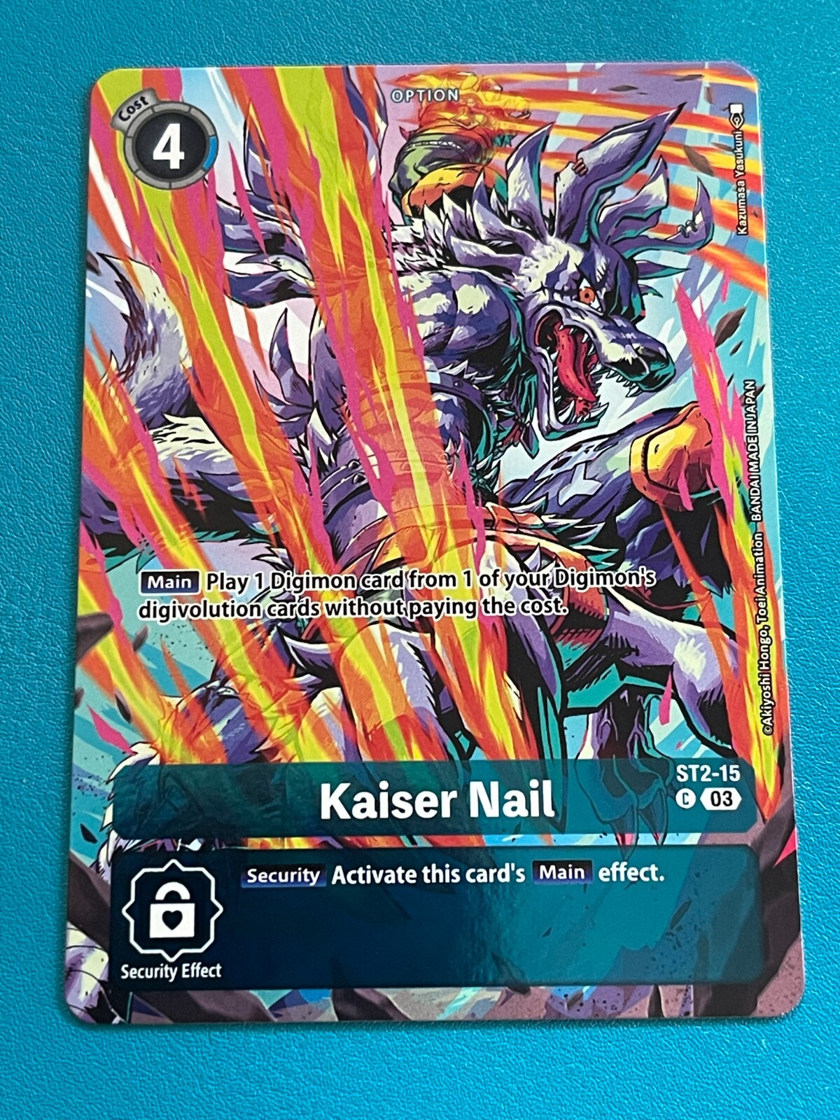 Digimon Card Game Kaiser Nail ST2-15 NM | eBay